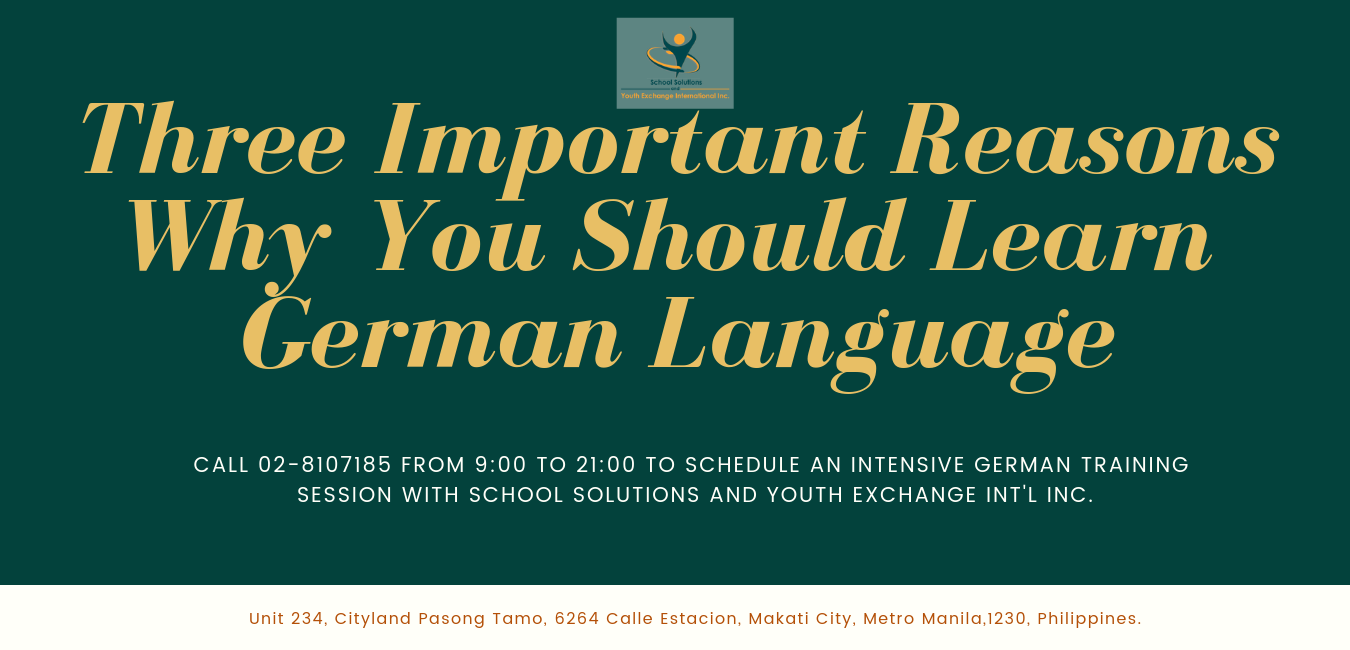 Three Important Reasons Why You Should Learn German Language - School ...